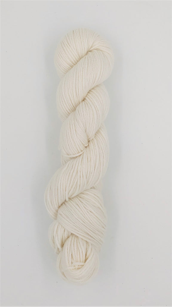 Hand-Dyed Yarn; Natural, White; Worsted Weight Yarn; 100% Superwash ...